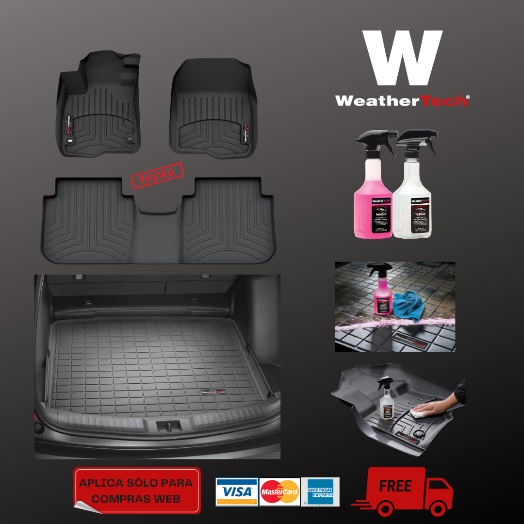 Juego completo WeatherTech para Honda CR-V + Kit de limpieza – Pro ...