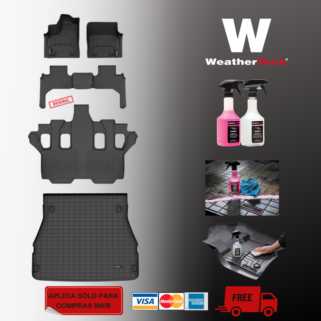 Juego completo WeatherTech para Land Cruiser LC300 & Lexus LX + Kit de ...